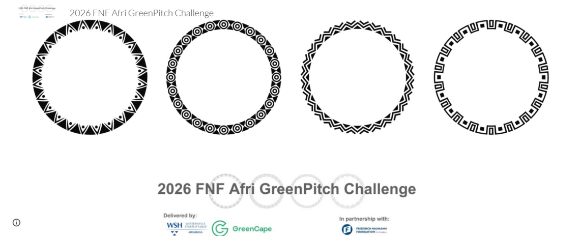 FNF Afri GreenPitch Challenge 2026 — $20,000 for Green Economy ...